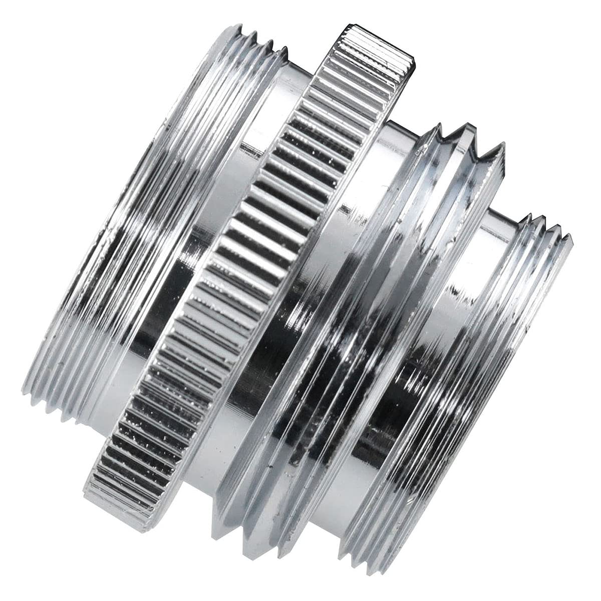Ruiwaer Faucet Adapter (Convert External Thread (15/16"-27) or Internal Thread (55/64"-27) The Aerator to 3/4" Hose External Thread or 55/64"-27)