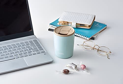 Thermos JDP-300 LB Vacuum Insulated Tumbler with Lid, 10.1 fl oz (300 ml), Light Blue