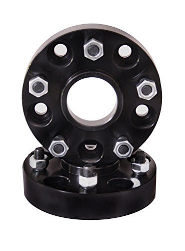 Rugged Ridge 15201.05 Wheel Spacer Kit, 1.5 inch, 5x5 Bolt Pattern , Black