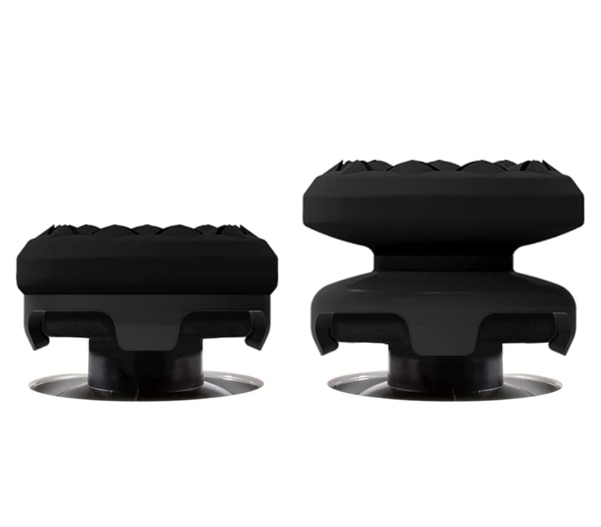 KontrolFreek FPS Freek Galaxy Black for PlayStation 4 (PS4) and PlayStation 5 (PS5) | Performance Thumbsticks | 1 High-Rise, 1 Mid-Rise | Black