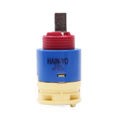 T and T 40mm Ceramic Pressure Balance Cartridge JL02BJ Blue, Red