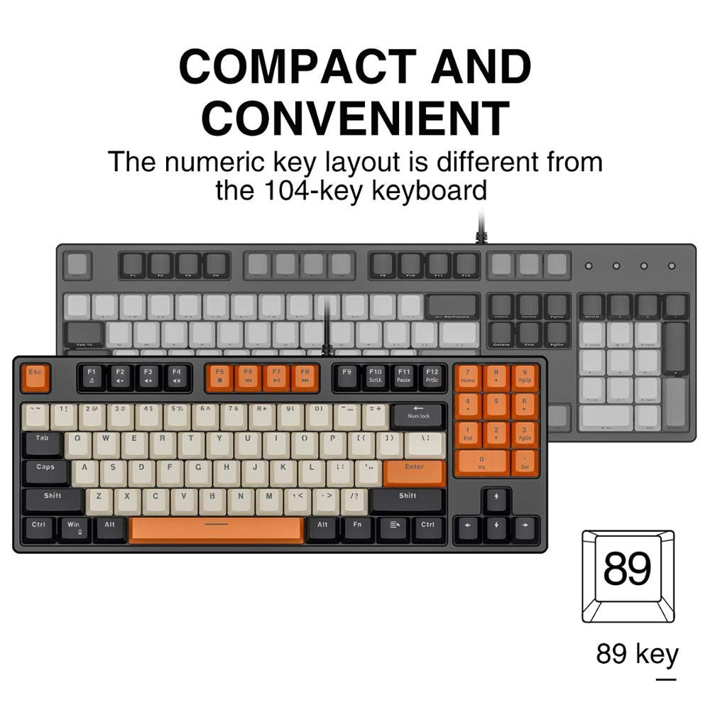 Havit Gaming Mechanical Keyboard Red Switch With PBT ABS Keycaps