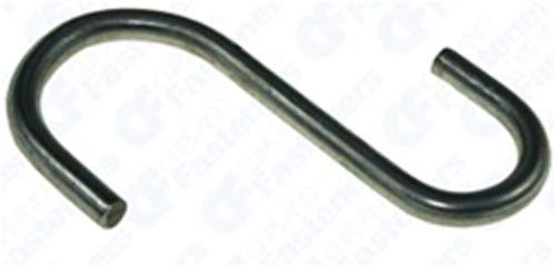 100 3/16" X 3" S-Hooks - Galvanized