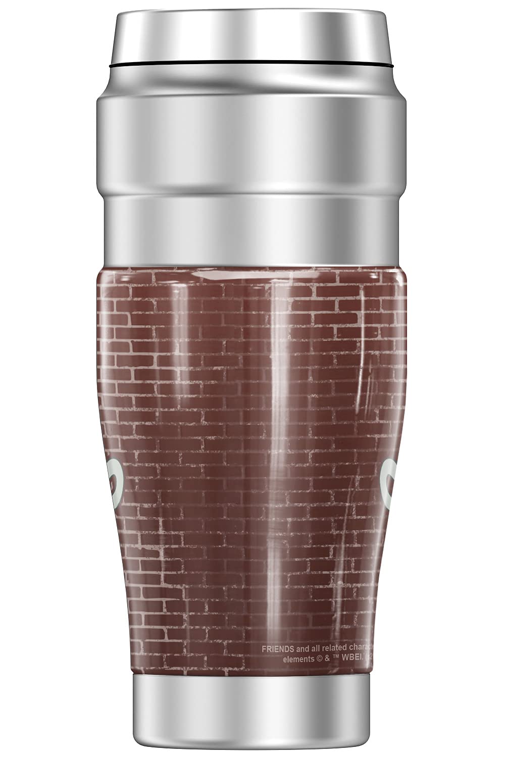 Friends Central Perk Brick Wall THERMOS STAINLESS KING Stainless Steel Travel Tumbler, Vacuum insulated & Double Wall, 16oz