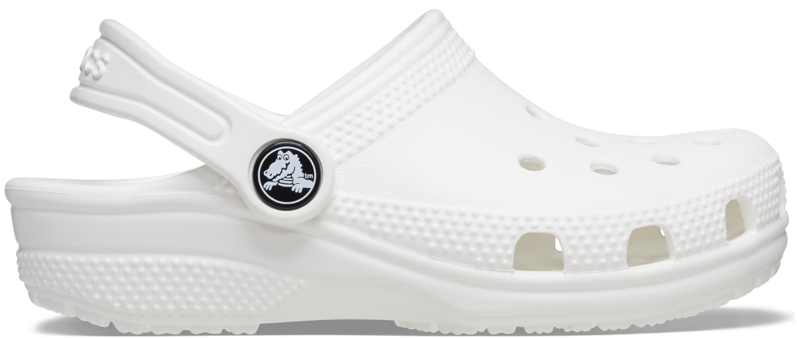 Crocs Kids' Classic Clog , White/White, 5 Big Kid