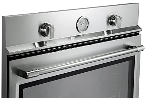 Verona Designer Series VEBIG30NSS 30 Inch Built-In Single Gas Wall Oven 3.5 cu ft Capacity Convection Infrared Broiler Electronic Ignition Stainless Steel