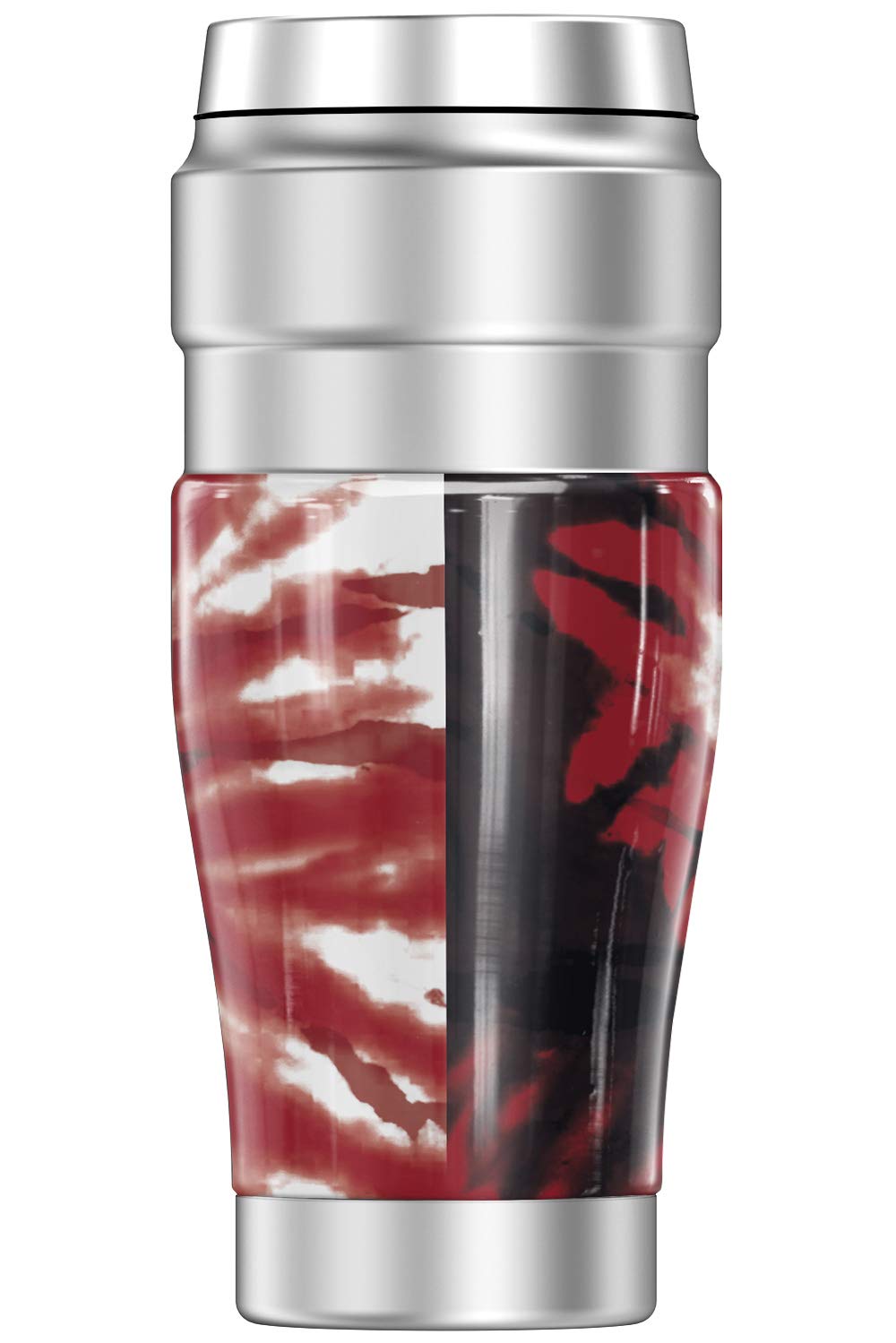 THERMOS Eastern Washington University OFFICIAL Tie-Dye STAINLESS KING Stainless Steel Travel Tumbler, Vacuum insulated & Double Wall, 16oz