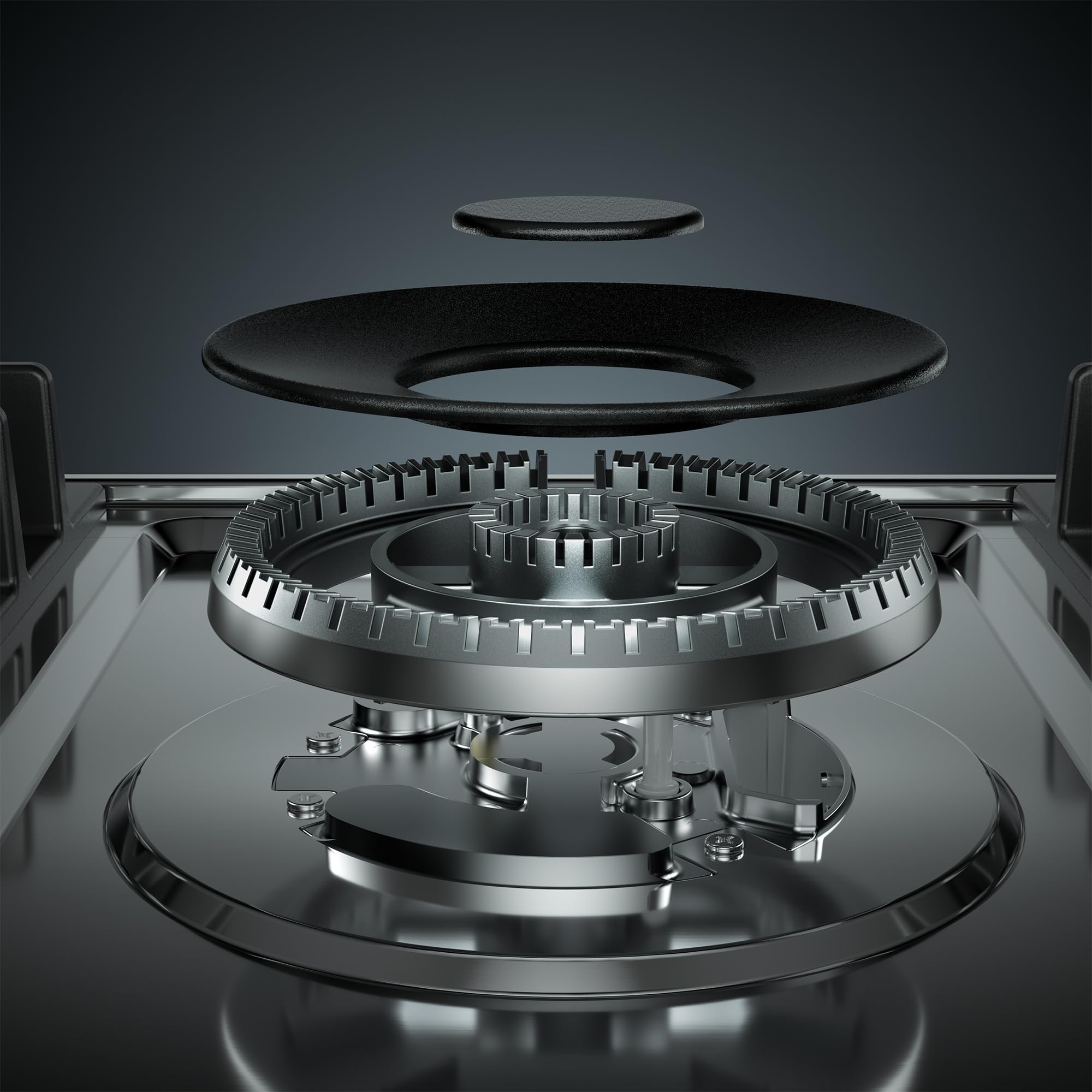 Empava 36" Recessed Gas Stove Cooktop with 5 Italy SABAF Sealed Burner NG/LPG Convertible in Stainless Steel