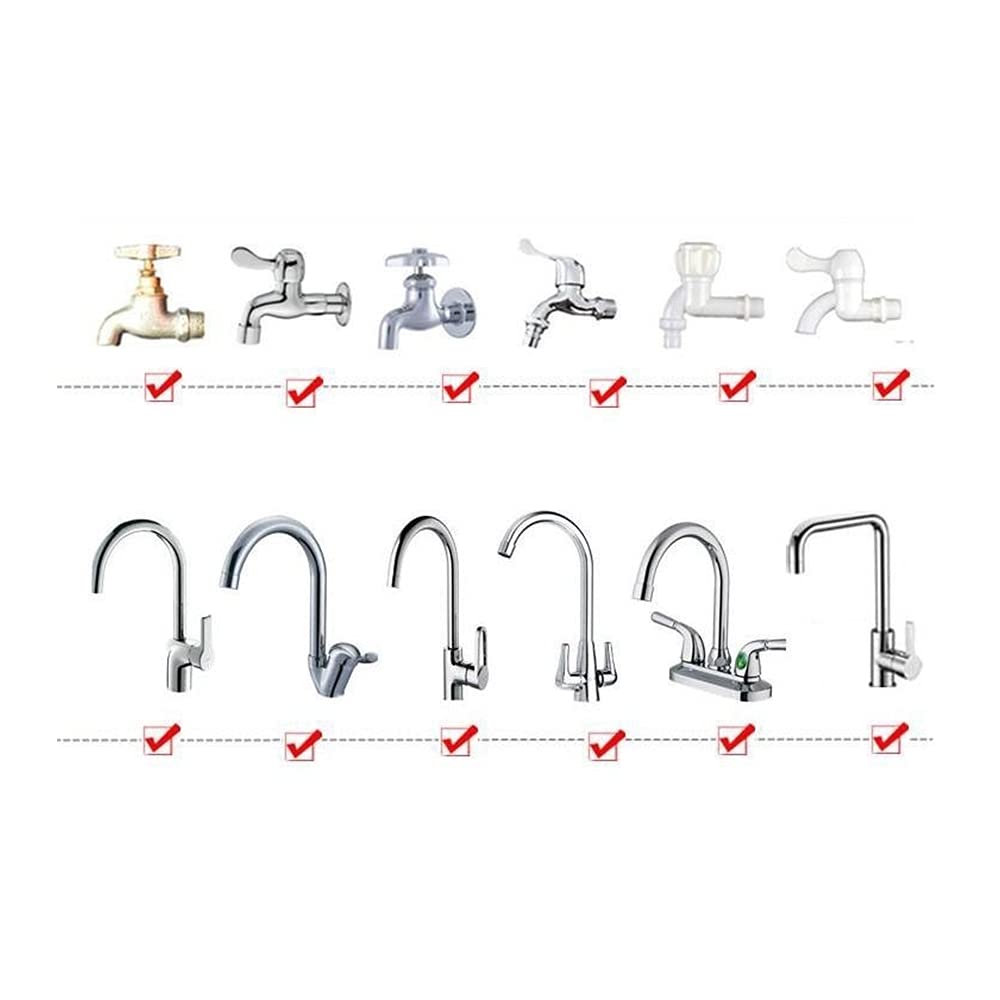 XIGUI Sink Spray Hose,Portable Faucet Sprayer, Shampoo Sprayer Handheld Shower Head Spray Hose for Bathing Baby,Pets,Washing Hair,Rinsing Vegetables
