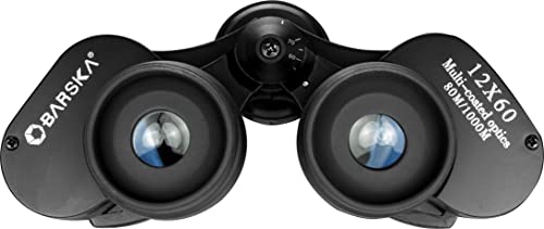 Barska 12x60 Porro Binoculars for Bird Watching, Hiking, Sports, Outdoor Events, Theater, Travel, with Fully Coated Optics for Clear, Bright Viewing
