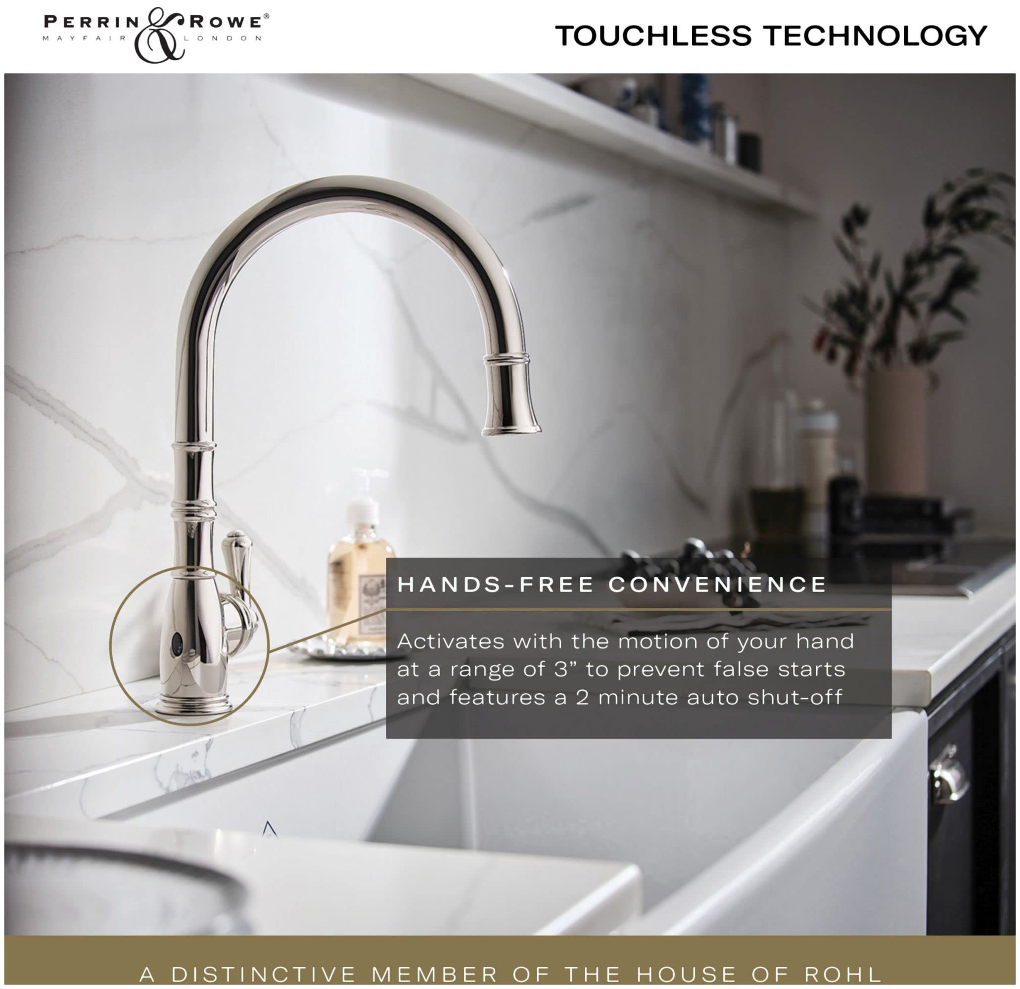 Perrin and Rowe U.CC80AC Rohl Faucet-spouts-and-Kits, Black