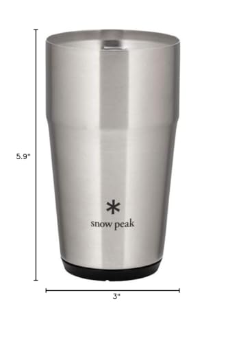Snow Peak Shimo Tumbler 470 Silver One Size