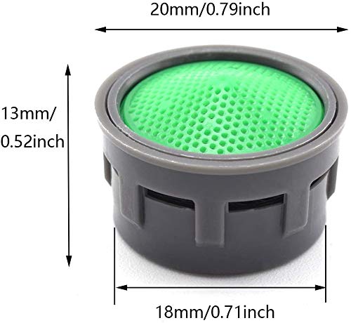 OZXNO 4PCS Insert Faucet Aerator Flow Retrictor Replacement Parts for Bathroom Kitchen