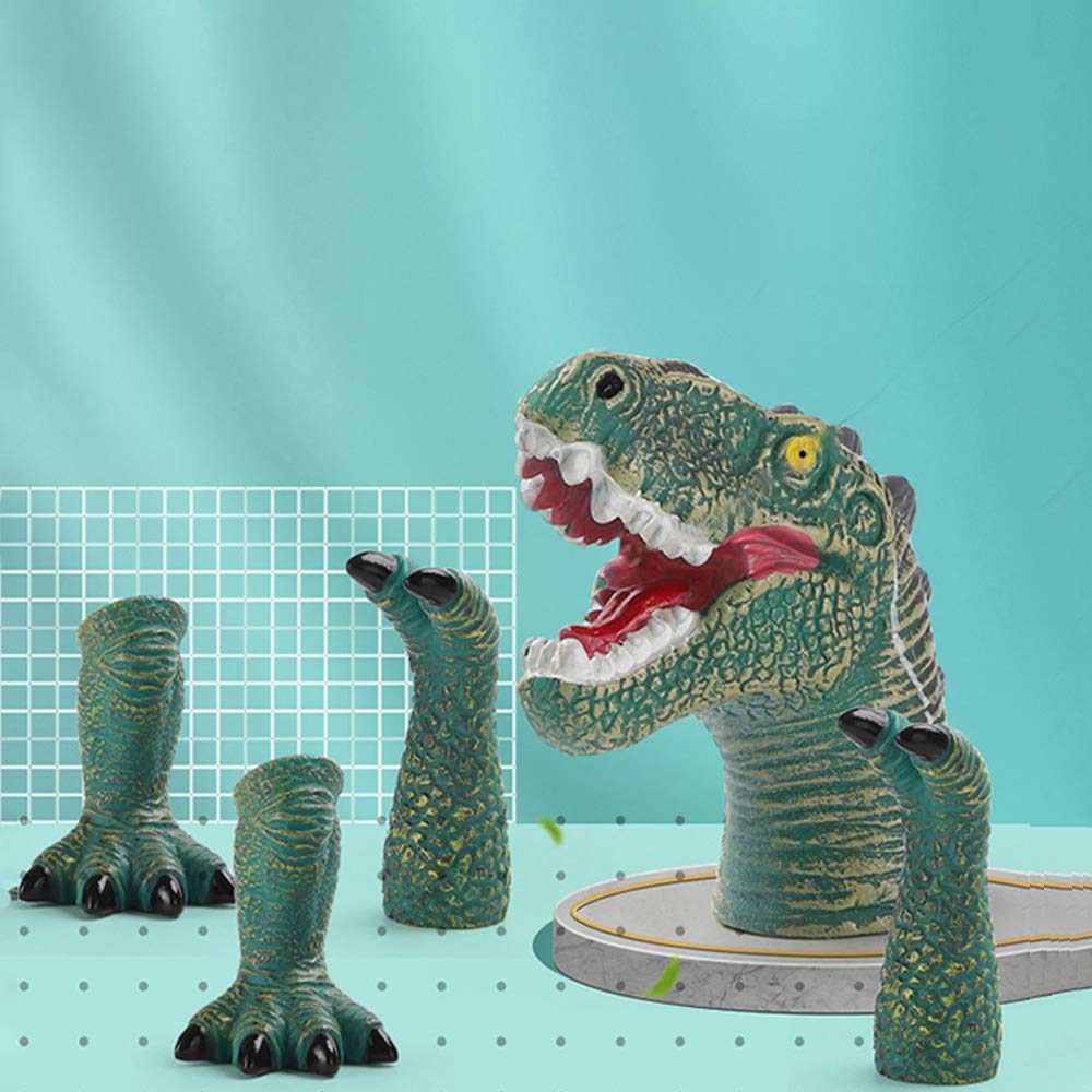 AQKILO Dinosaur Finger Puppet Set, Animals Puppet Show Theater Props, Novelty Toys Weird Stuff Gifts