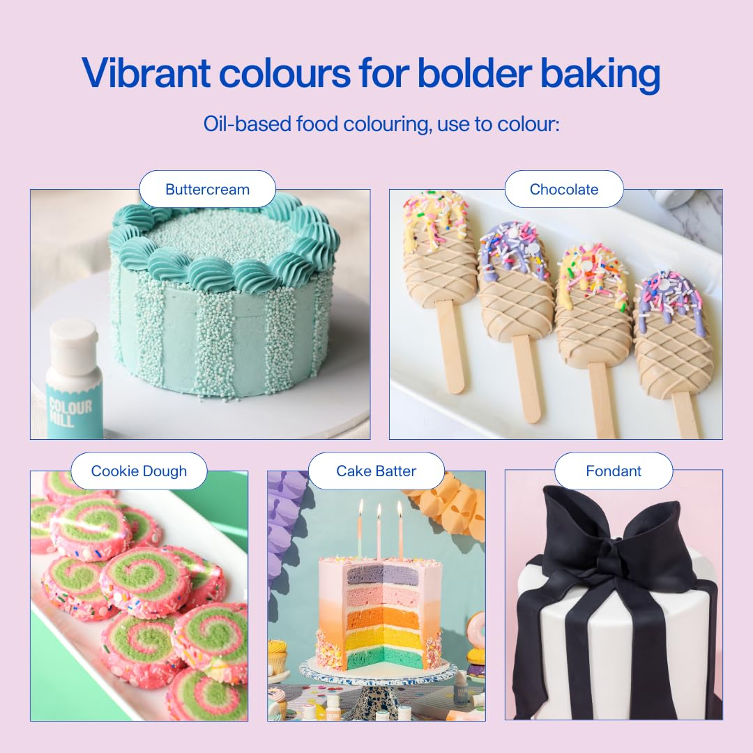 Colour Mill Oil-Based Food Coloring, 20 Milliliters Baby Pink