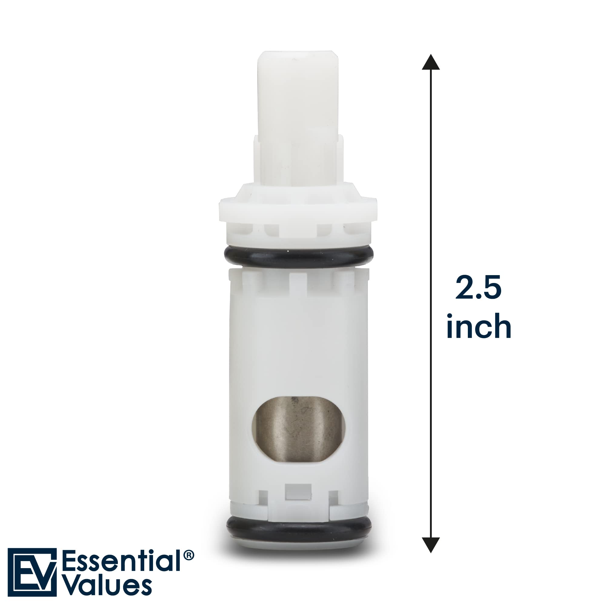 1224 Moen Replacement Faucet Cartridge β Aftermarket Replacement Compatible with 2 Handle Faucets & Moen Tub Shower | Durable Brass 1224b and Plastic - 2 PACK