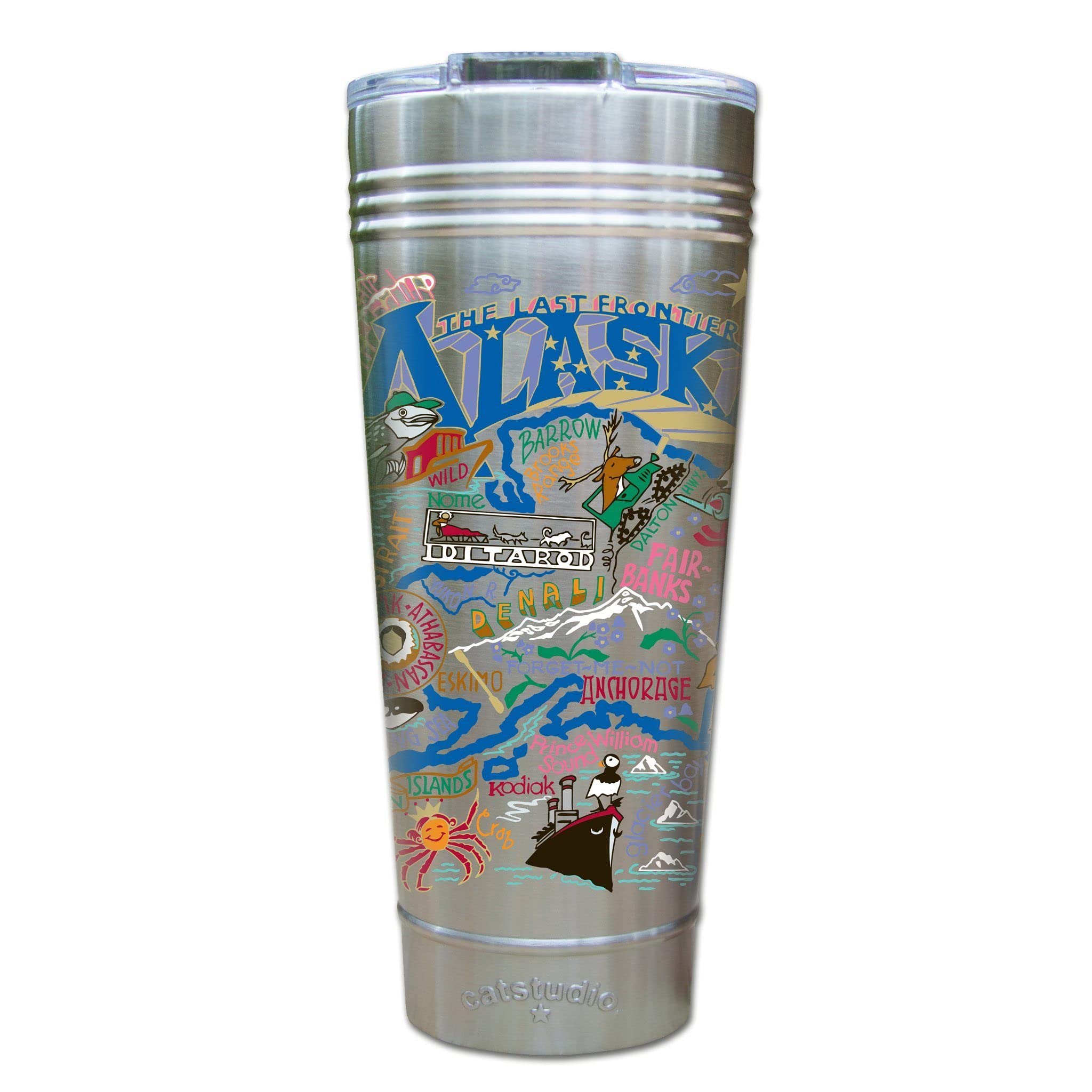 Catstudio Alaska Thermal Tumbler | Triple Wall Insulation With Non Slip Bottom | Great Travel Cup for Water, Coffee, Tea, or Smoothies