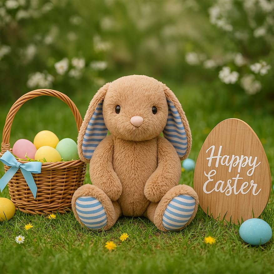 WEIGEDU Rabbit Bunny Stuffed Animals Plush Toys for Kids Boys Girls Birthday Bedtime Christmas Easter Gifts