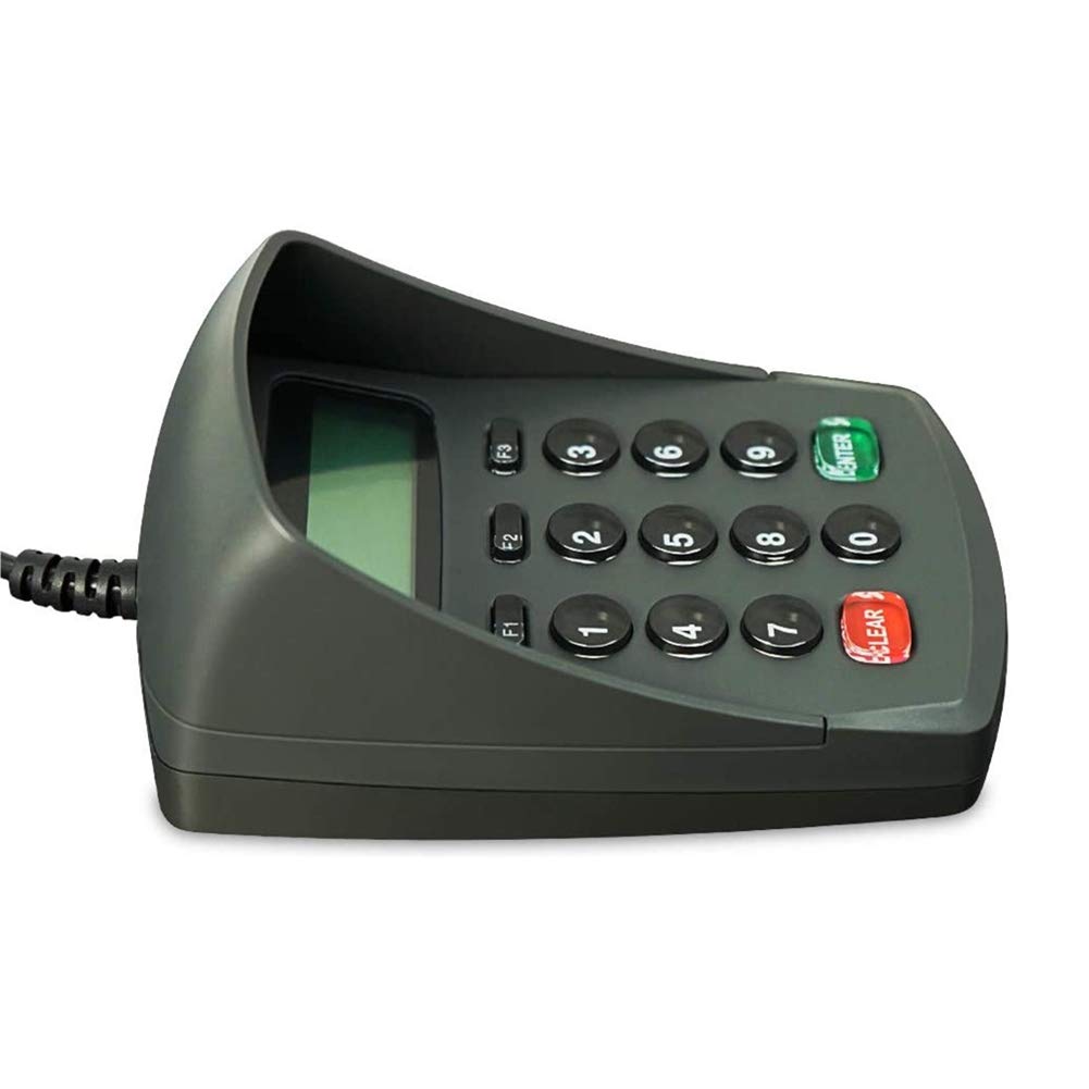 USB 15 Keys Keypad Numeric Keyboard Numpad for Bank,Telecom, Mobile Unicom Business Hall Counter, Financial POS Payment System Digital Keyboard (YD541-Plaintext No Sound)