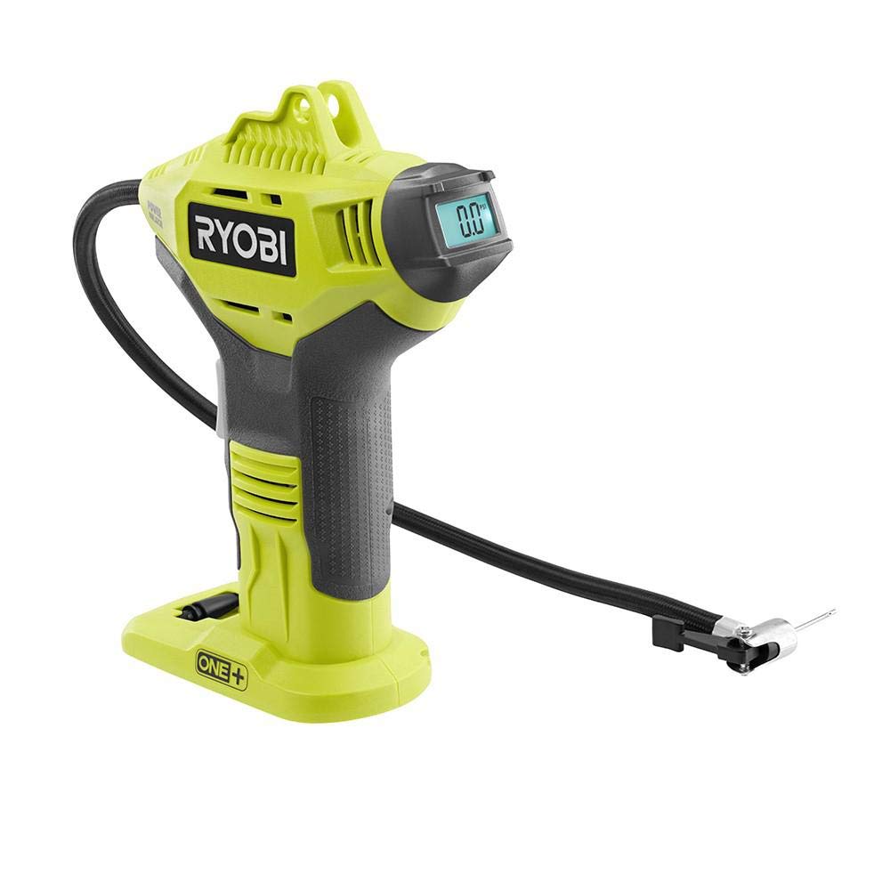 Ryobi Portable Power Inflator for Tires, 18-Volt Cordless [P737D] (Battery and Charger Not Included, Power Tool Only) (Renewed)