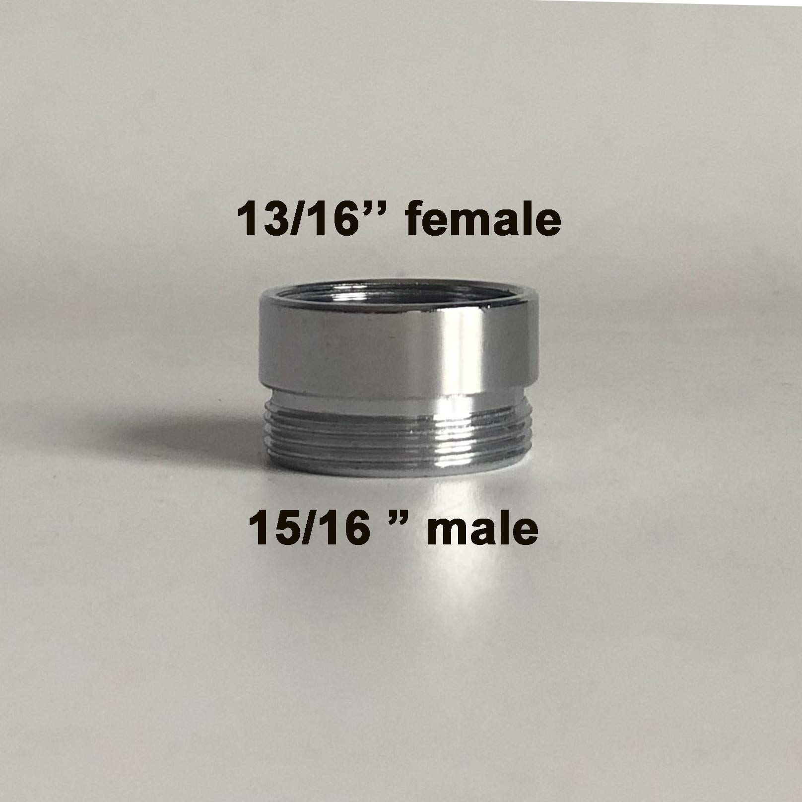 MISSMIN Faucet Aeartor adapter 55/64 inch Male to 13/16 Female convertor