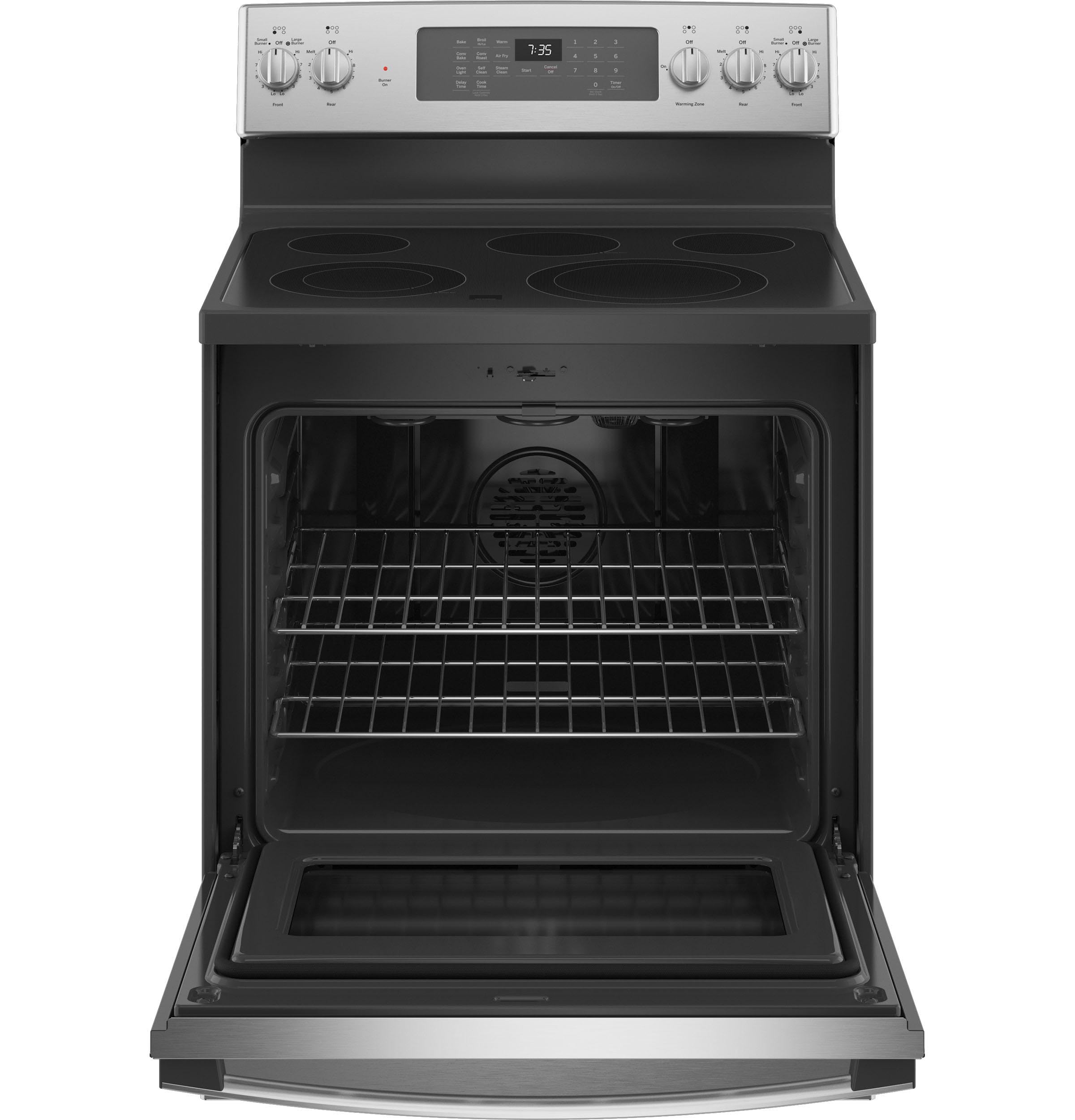 GE JB735SPSS 5.3 Cu. Ft. Freestanding Electric Convection Range with Hot Air Frying