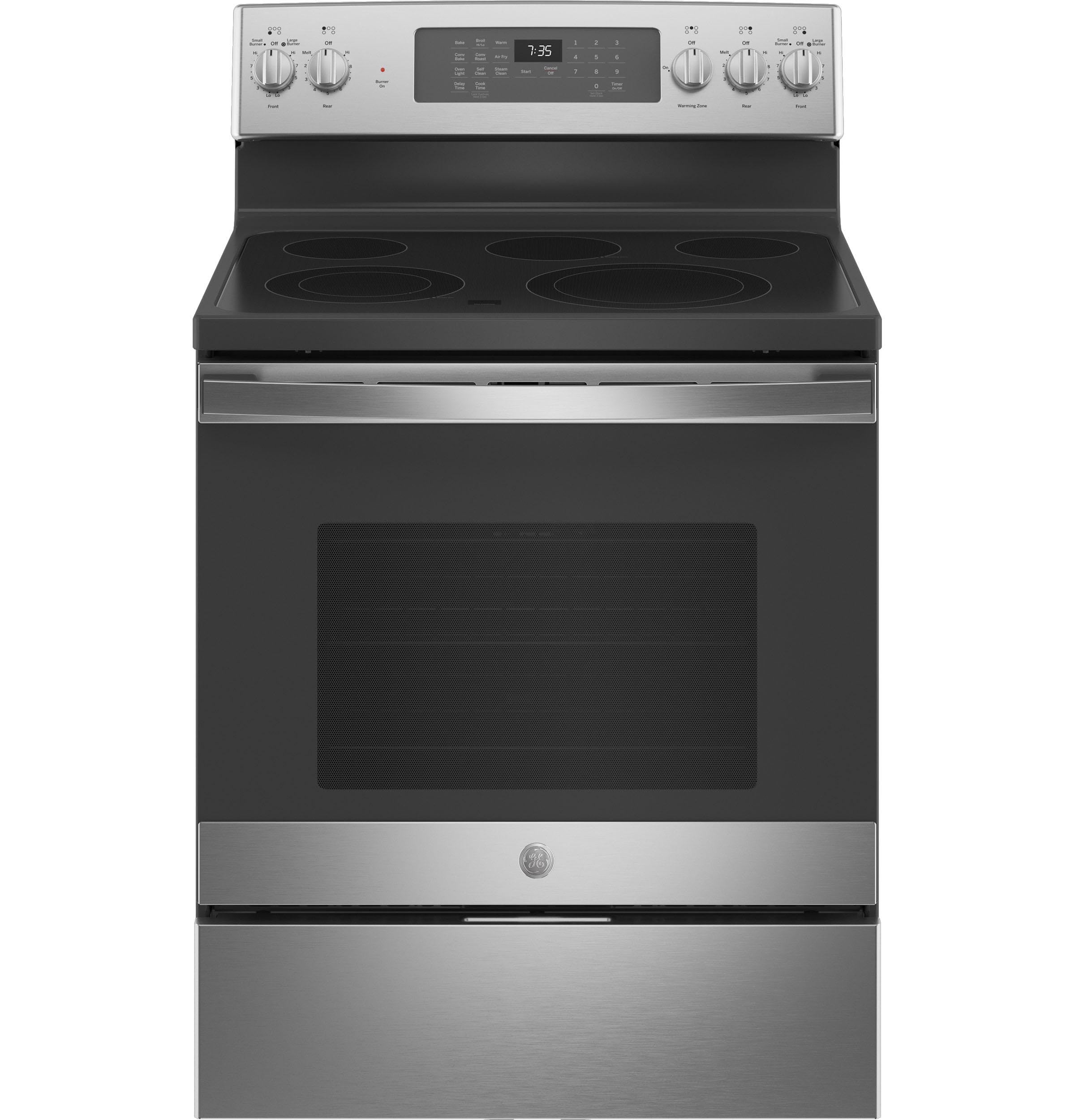 GE JB735SPSS 5.3 Cu. Ft. Freestanding Electric Convection Range with Hot Air Frying