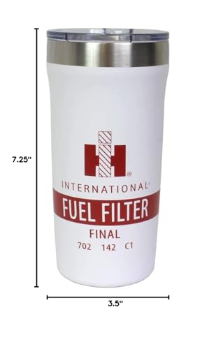 International Harvester Retro Fuel Filter Insulated 18 Oz. Travel Tumbler IHG305