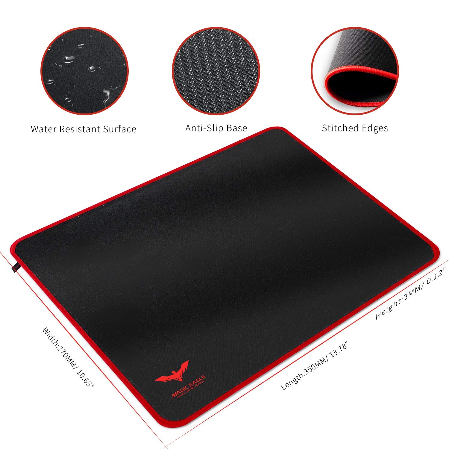 HAVIT Gaming Keyboard Mouse Headset & Mouse Pad Kit, Rainbow LED Backlit Wired, Over Ear Headphone with Mic for PC, Computer, Xbox ONE & PS4, Tablet, Mobile Phones (Renewed)