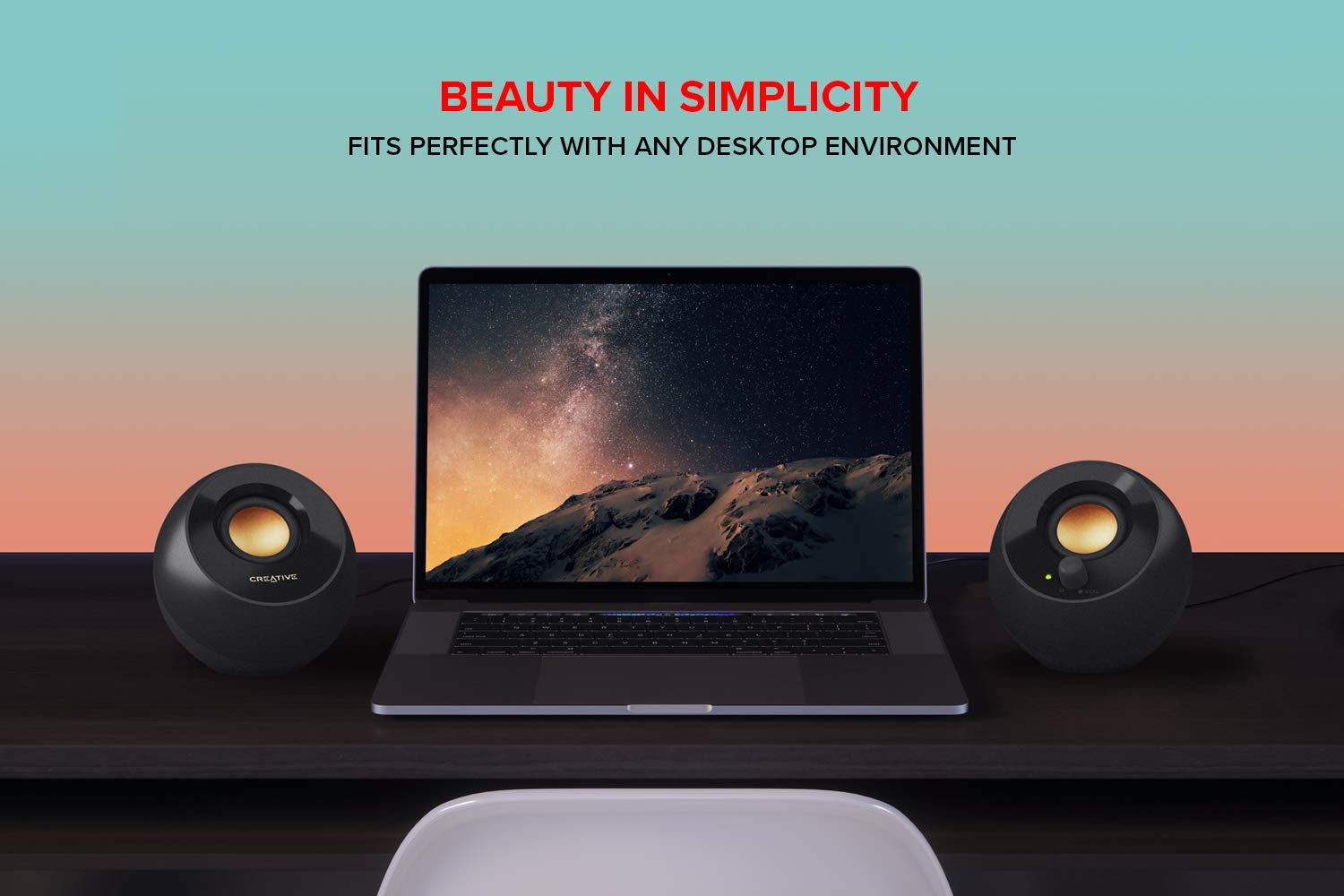Creative Pebble Plus 2.1 USB-Powered Desktop Speakers with Down-Firing Subwoofer and Far-Field Drivers, Up to 8W RMS Total Power for PCs and Laptops (Black) (Renewed)