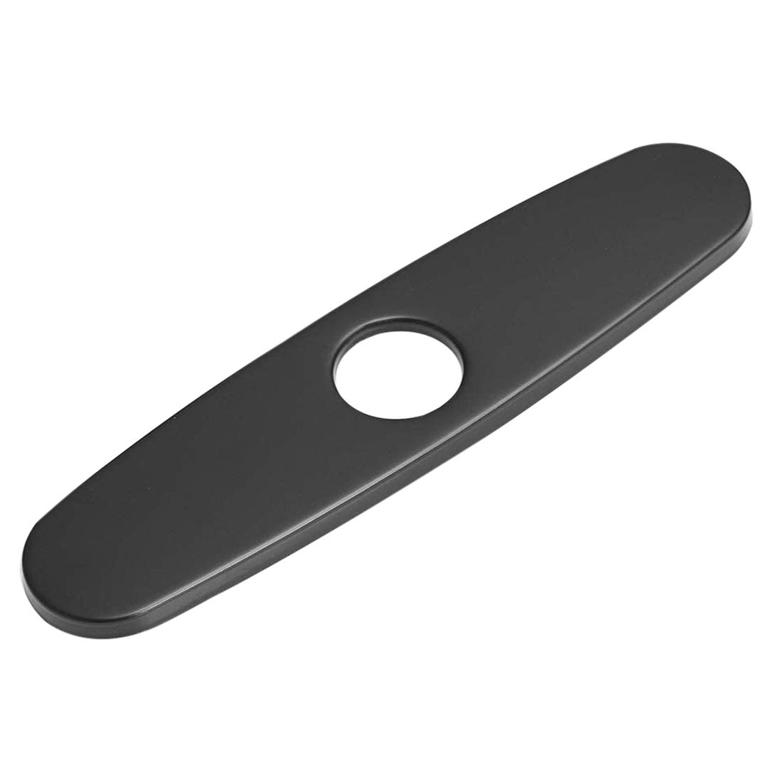 Fapully 10 Inch Sink Hole Cover,Black Faucet Deck Plate Escutcheon Plate for 3 Holes Kitchen Sink