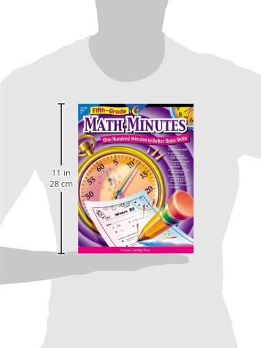 Creative Teaching Press Math Minutes Book, Grade 5