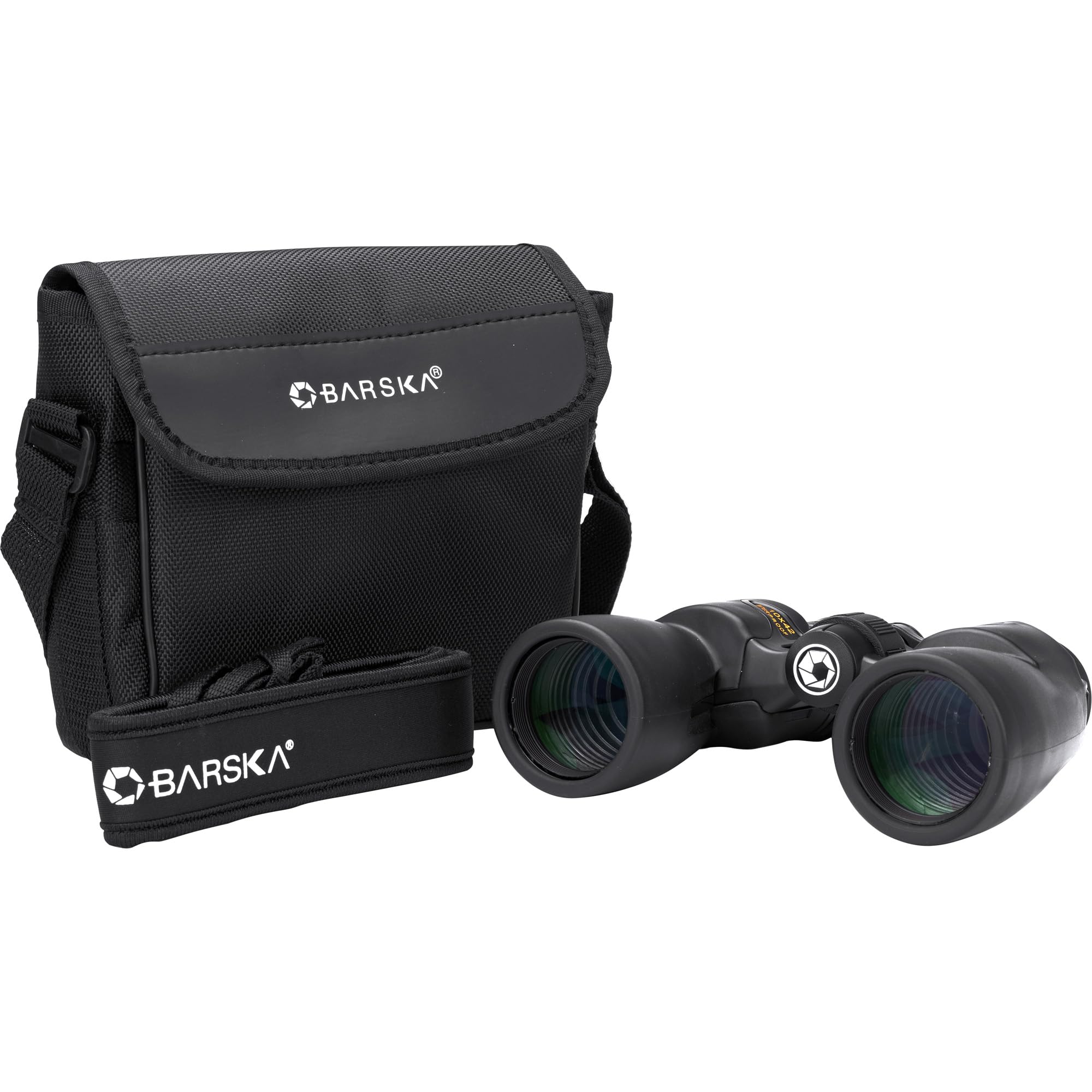 BARSKA AB13502 Crossover 10x42 Waterproof Binoculars for Sports, Boating, Theater, Hunting, etc, Black, One Size
