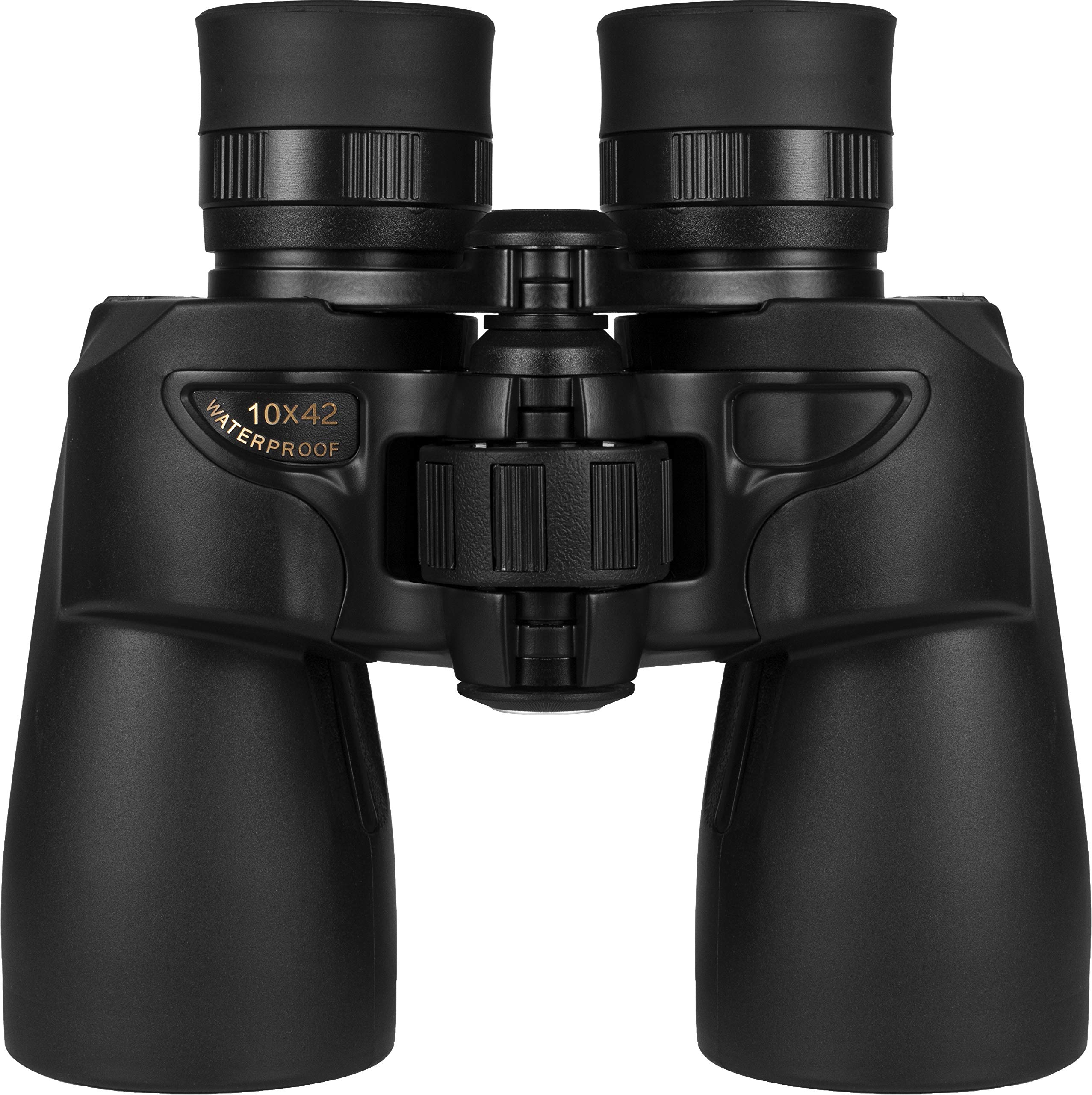 BARSKA AB13502 Crossover 10x42 Waterproof Binoculars for Sports, Boating, Theater, Hunting, etc, Black, One Size