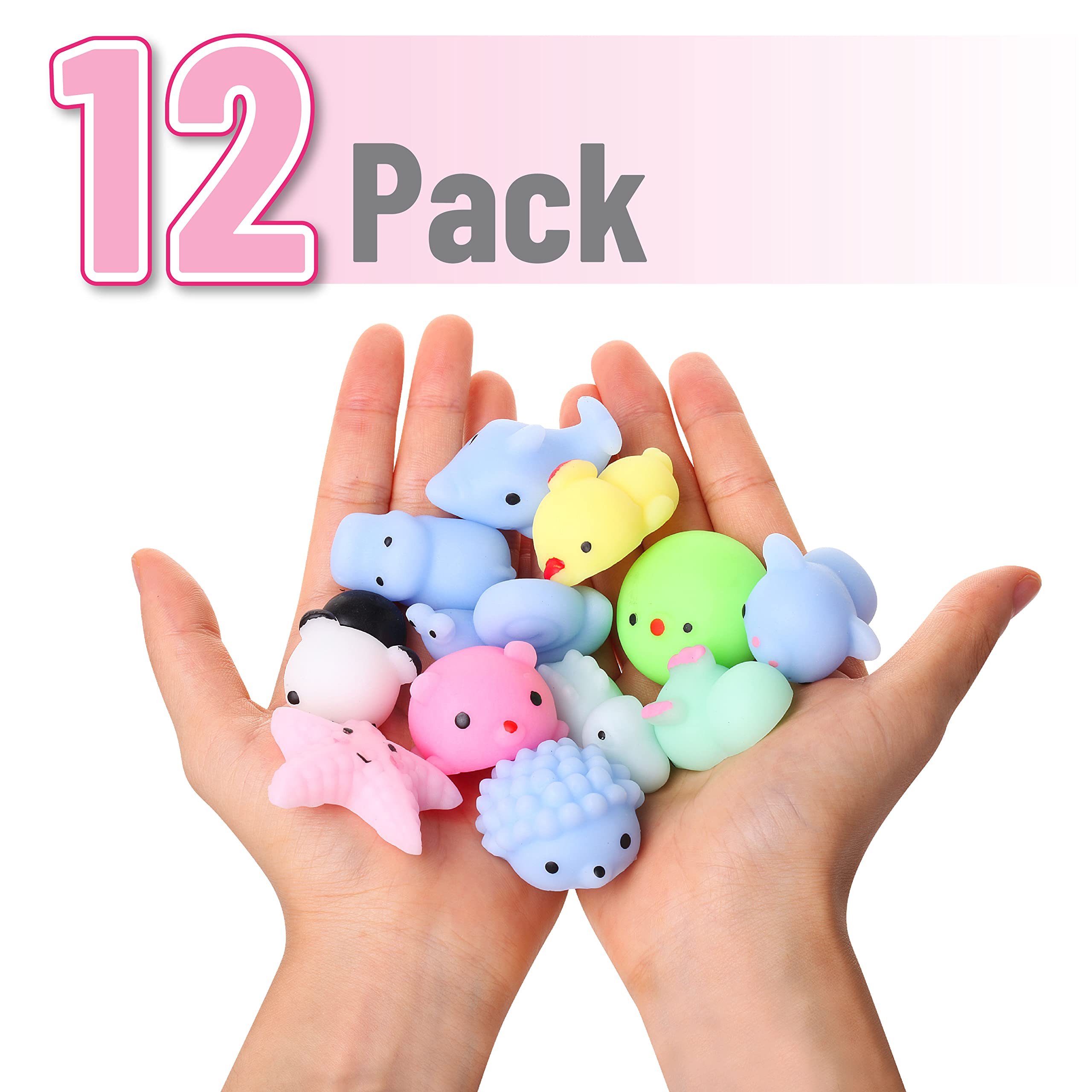 Mr. Pen- Squishy Toys, 12 Pack, Squishies, Squishy, Squishes for Kids, Squishy Toy, Squishy Pack, Squishes, Squishy Animals, Stress Relief Toy, Mini Squishes, Small Toys for Kids