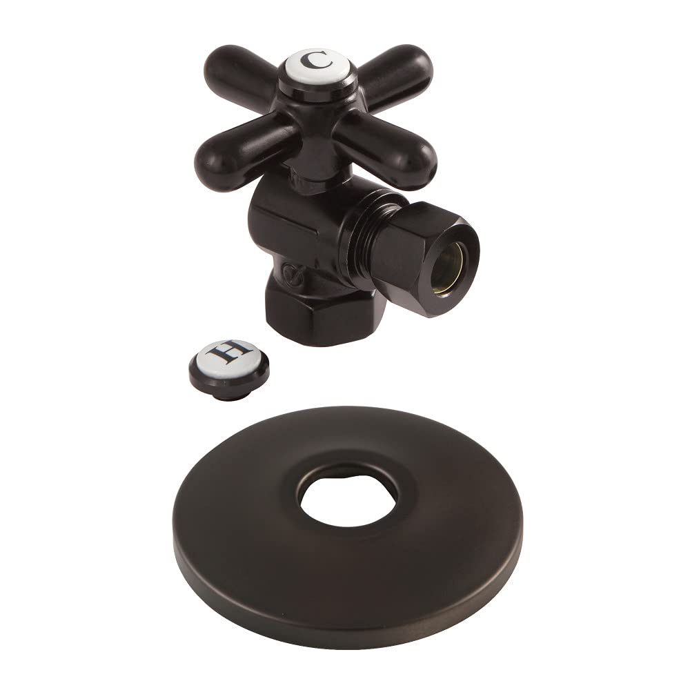 Kingston Brass CC33105XK Vintage Angle Stop Valve, Oil Rubbed Bronze