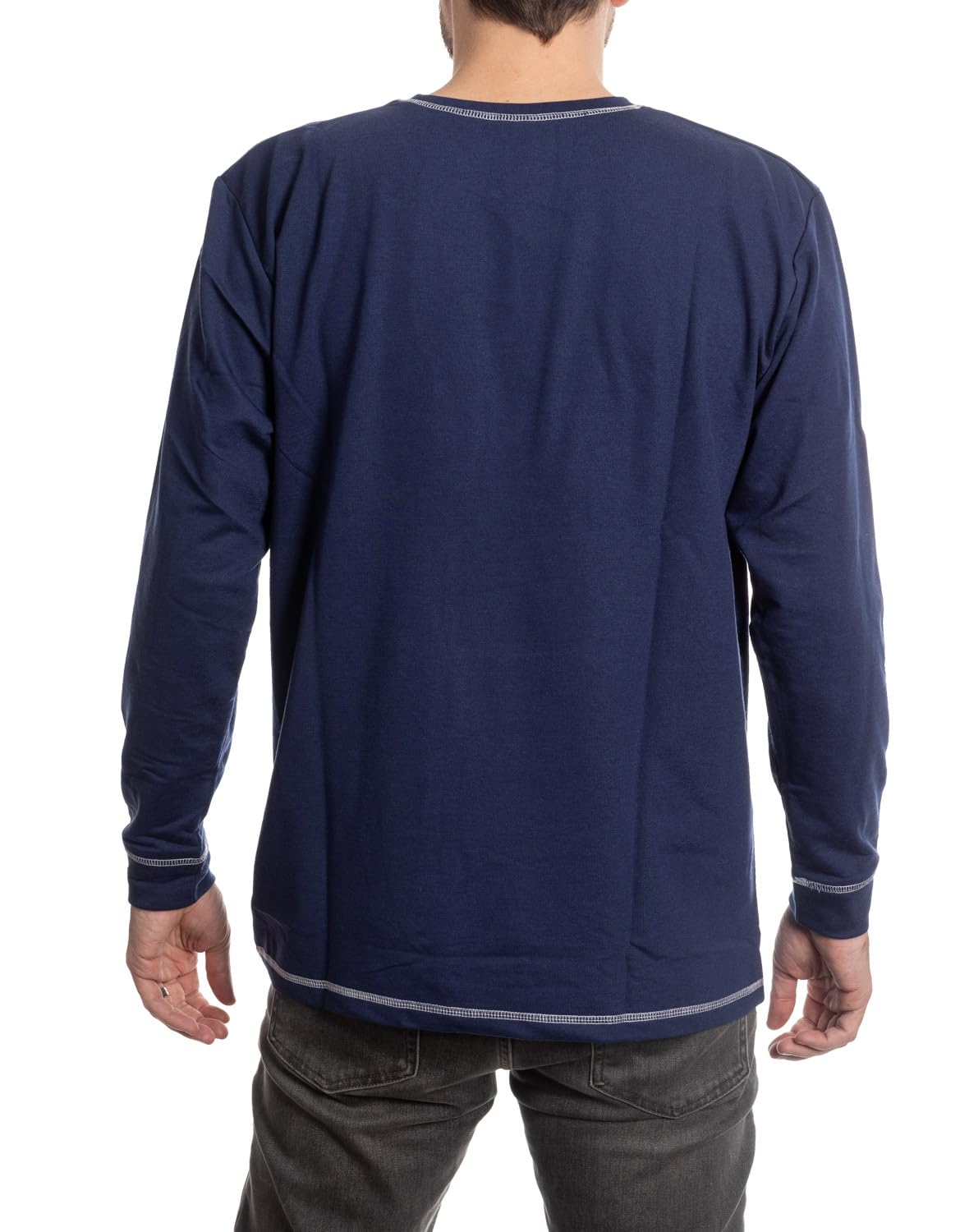 Calhoun Mens Officially Licensed NHL French Terry Long Sleeve Rashguard (Large, Buffalo Sabres)
