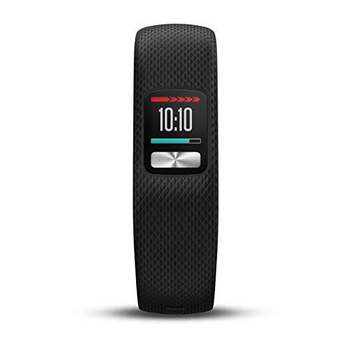 Garmin vívofit 4 - Advanced Activity Tracker with Extended 1+ Year Battery Life and Vibrant Color Display - Small/Medium Size, Sleek Black Finish - Model: 010-01847-00 (Renewed)