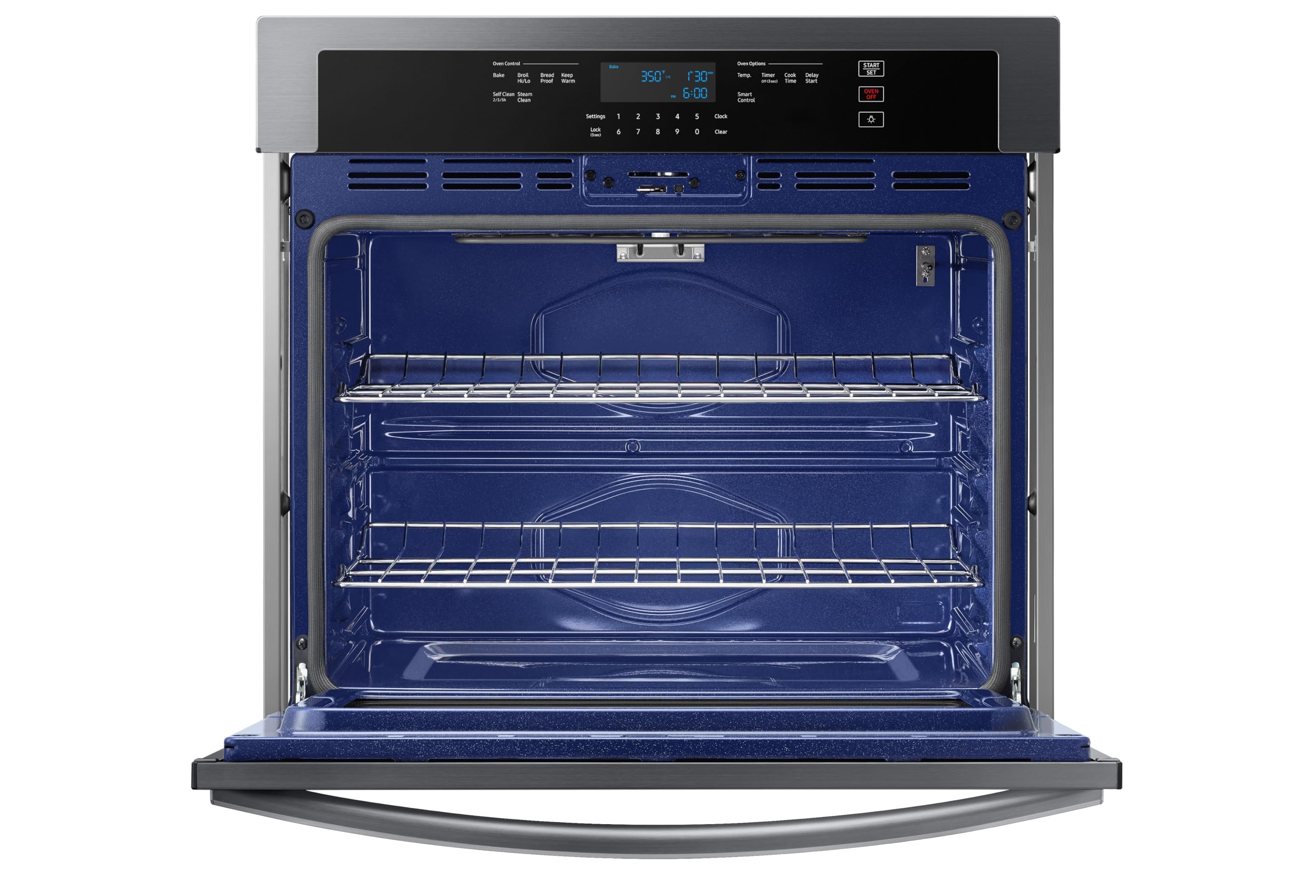 SAMSUNG 30" Smart Single Wall Oven, Black Stainless Steel, NV51T5511SG/AA