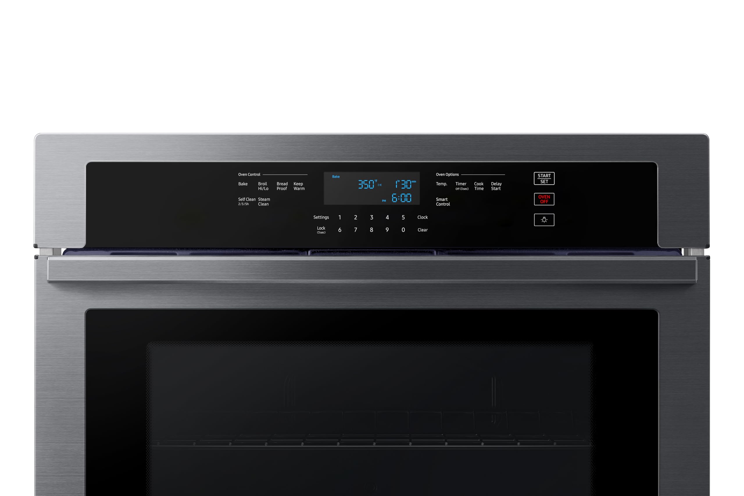 SAMSUNG 30" Smart Single Wall Oven, Black Stainless Steel, NV51T5511SG/AA