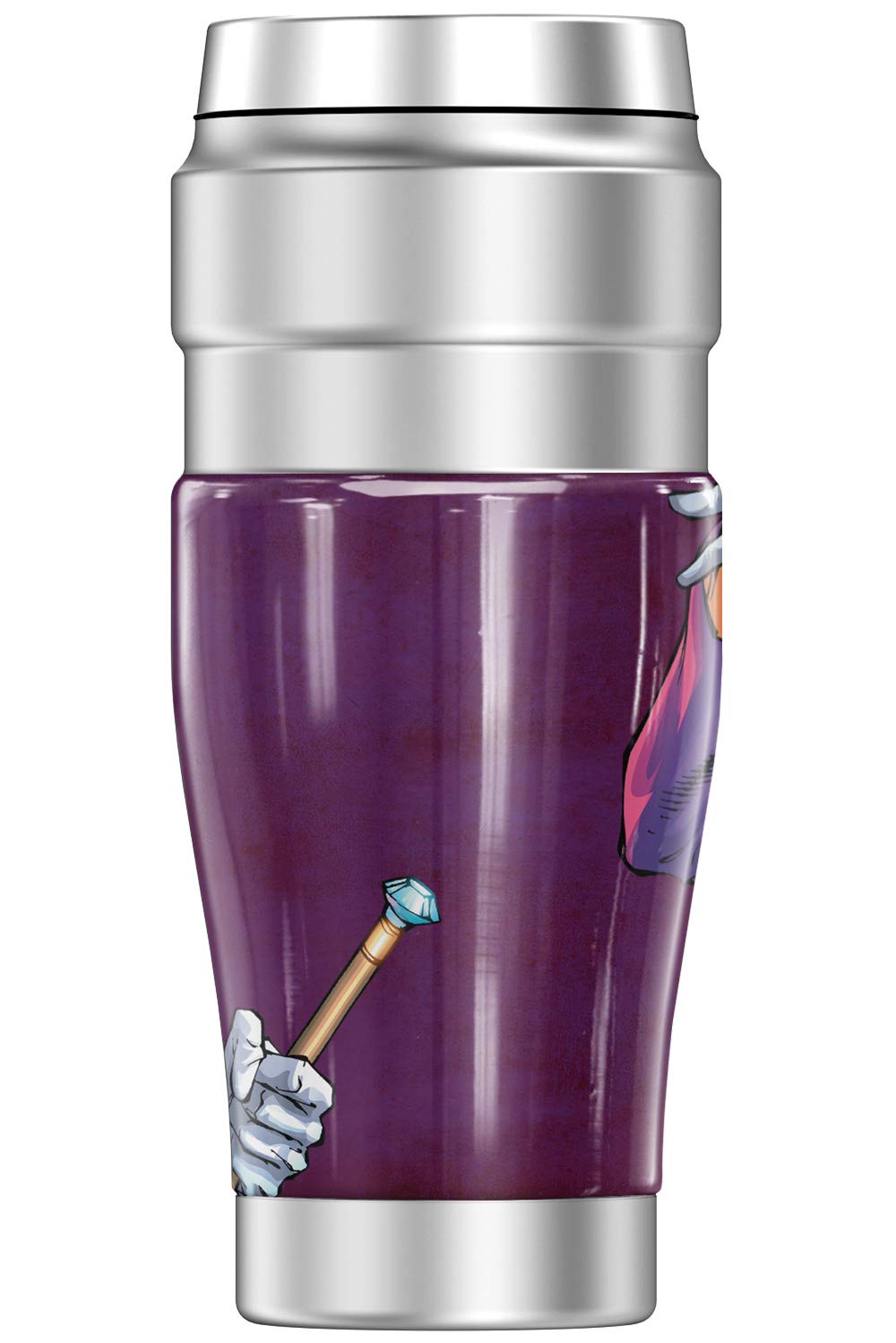Batman Joker Character, THERMOS STAINLESS KING Stainless Steel Travel Tumbler, Vacuum insulated & Double Wall, 16oz