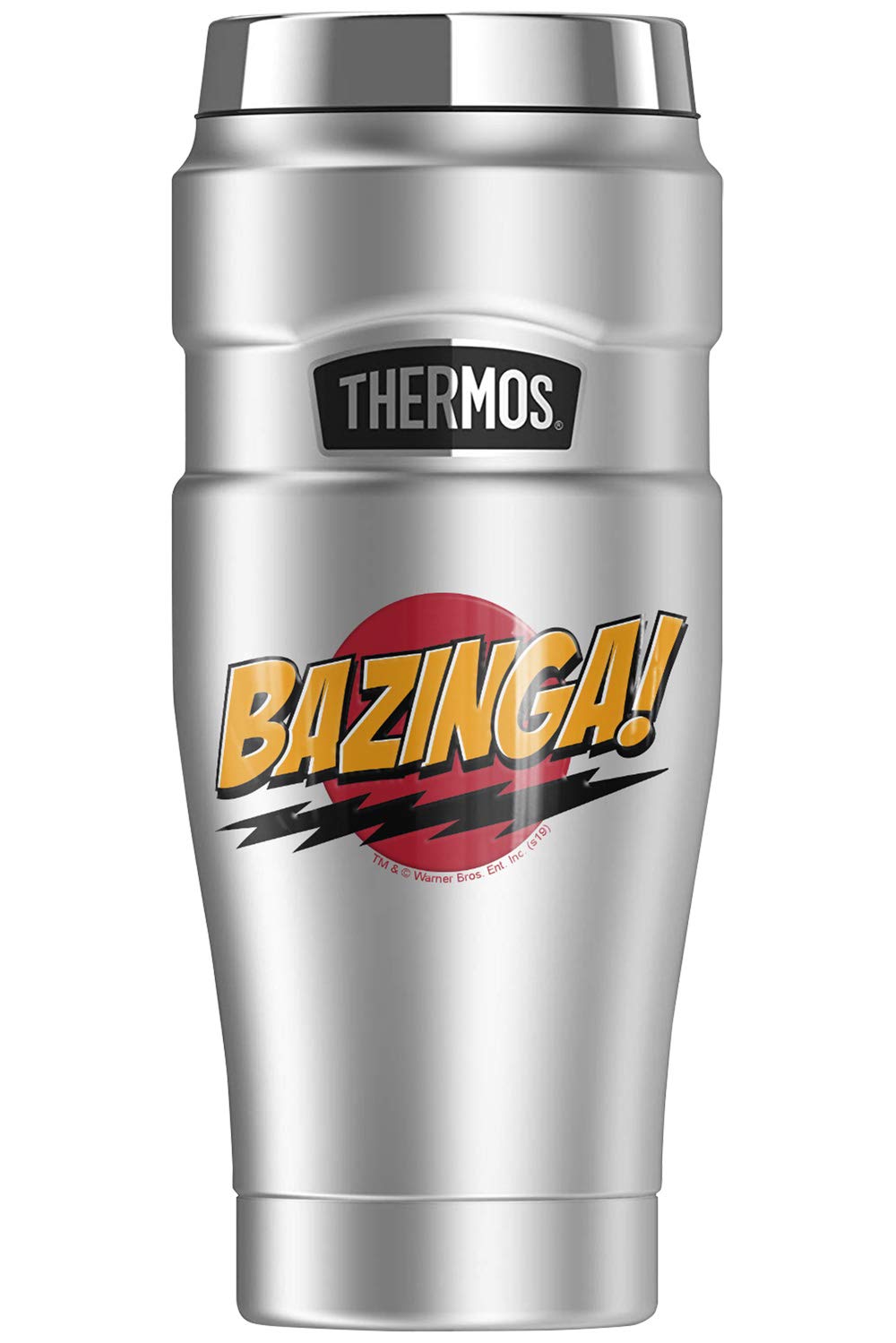 Big Bang Theory Sheldon Bazinga THERMOS STAINLESS KING Stainless Steel Travel Tumbler, Vacuum insulated & Double Wall, 16oz