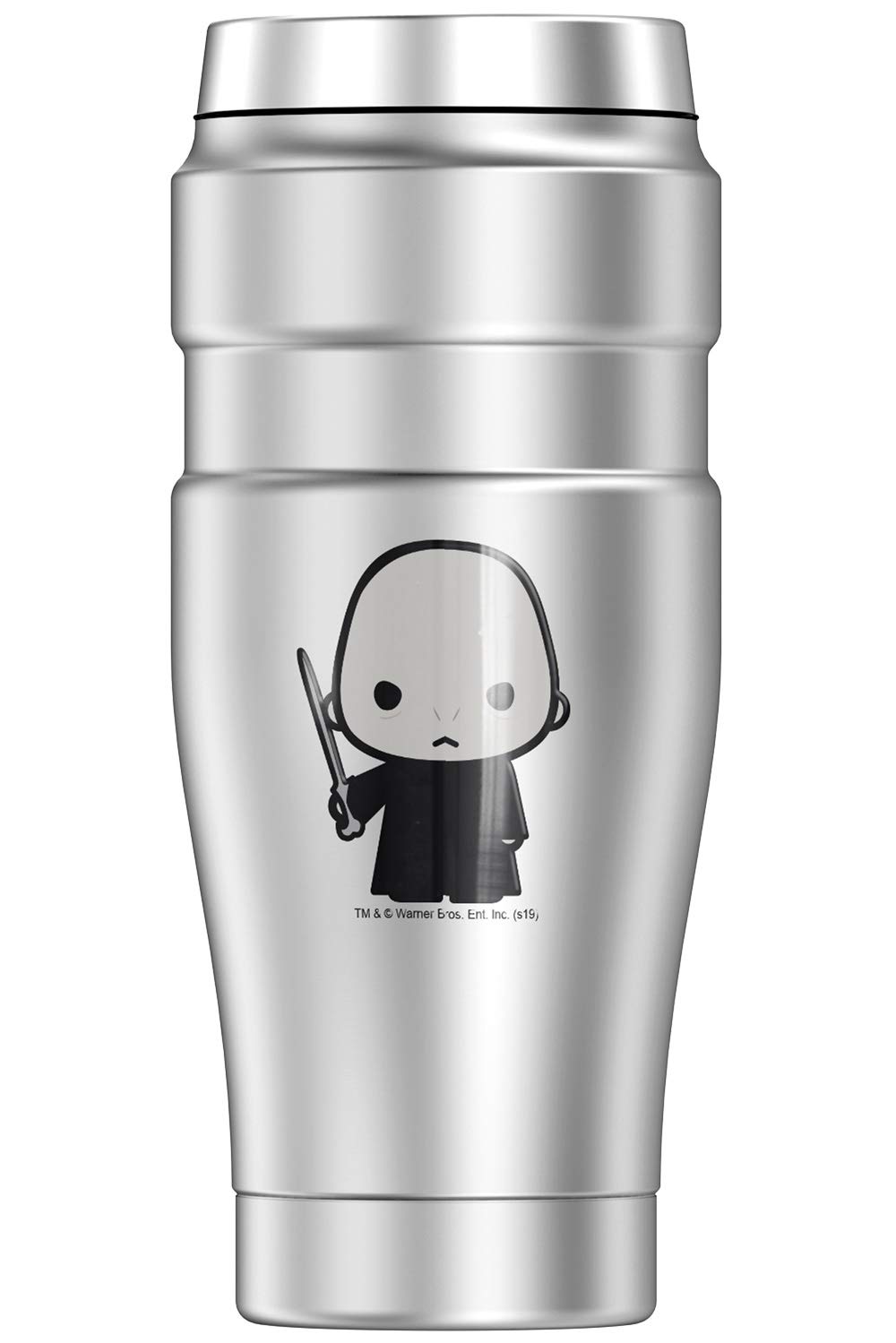 THERMOS Harry Potter Voldemort Cute Chibi, STAINLESS KING Stainless Steel Travel Tumbler, Vacuum insulated & Double Wall, 16oz