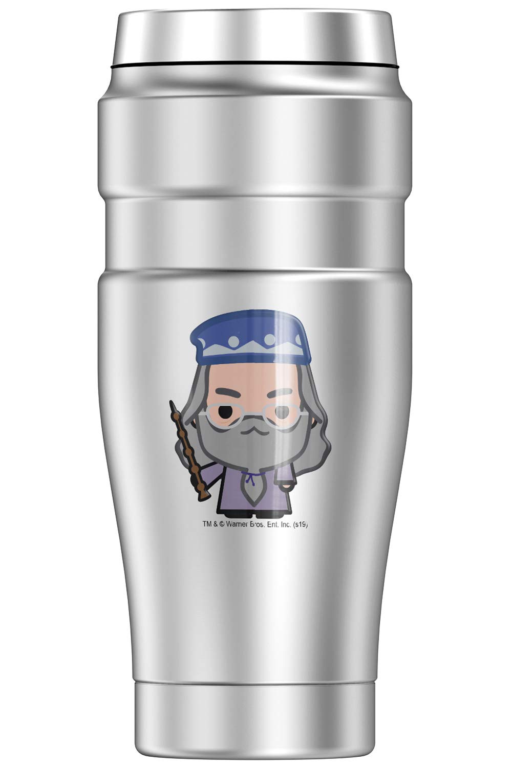 Harry Potter Dumbledore Cute Chibi, THERMOS STAINLESS KING Stainless Steel Travel Tumbler, Vacuum insulated & Double Wall, 16oz