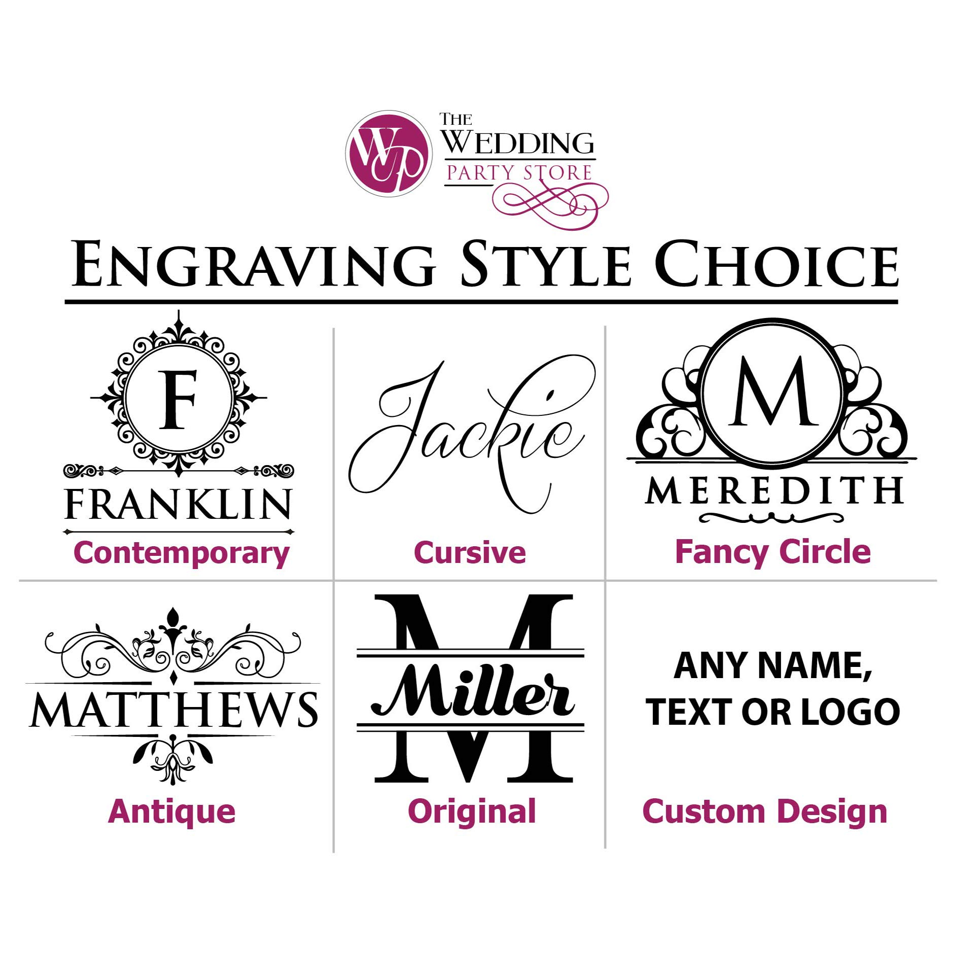 The Wedding Party Store Personalized 12 oz Insulated Stemless Wine Tumbler - Custom Engraved and Monogrammed (Coral)