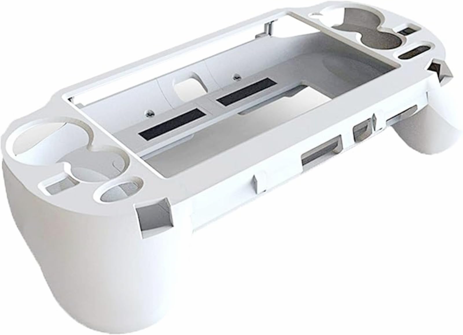 L2 R2 Trigger Hand Grip Shell Controller Protective Case for Sony PS Vita 1000 (White)
