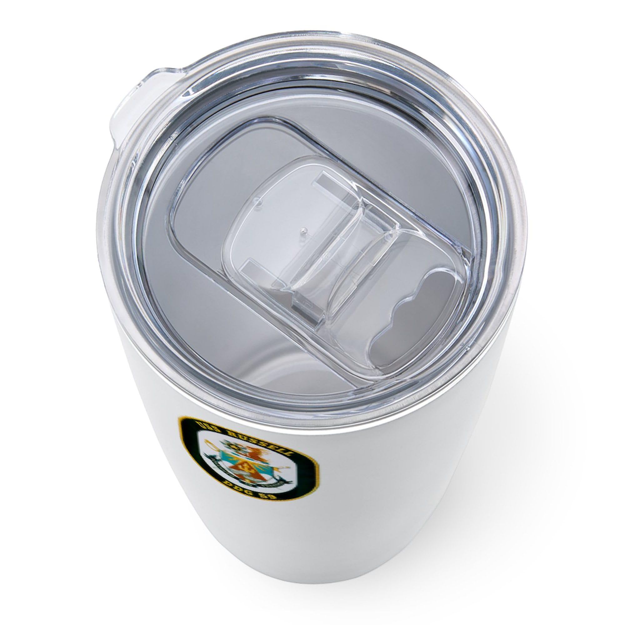 CafePress USS Russell DDG 59 Navy Ship Stainless Steel Trave 20 oz. Insulated Stainless Steel Coffee Tumbler