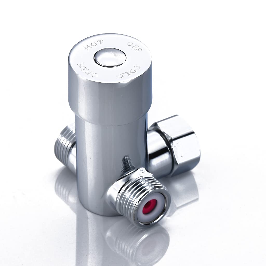 Luxice Automatic Sensor Faucet Hot & Cold Water Temperature Mixer Mixing Valve
