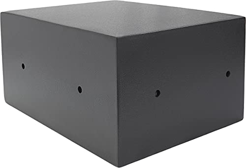 Barska AX13558 Dual Key Depository Safe 0.27 Cu Ft with Drop Slot and Quick Release Bolt, Black