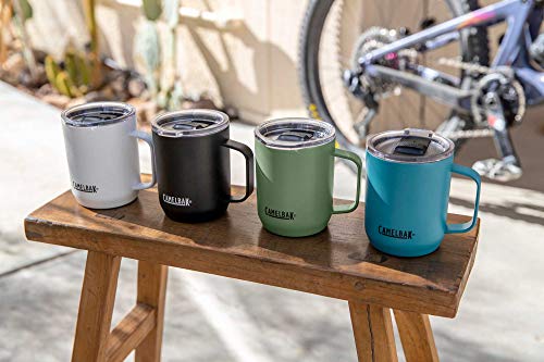 CamelBak Horizon 12oz Camp Mug - Insulated Stainless Steel - Tri-Mode Lid - Black